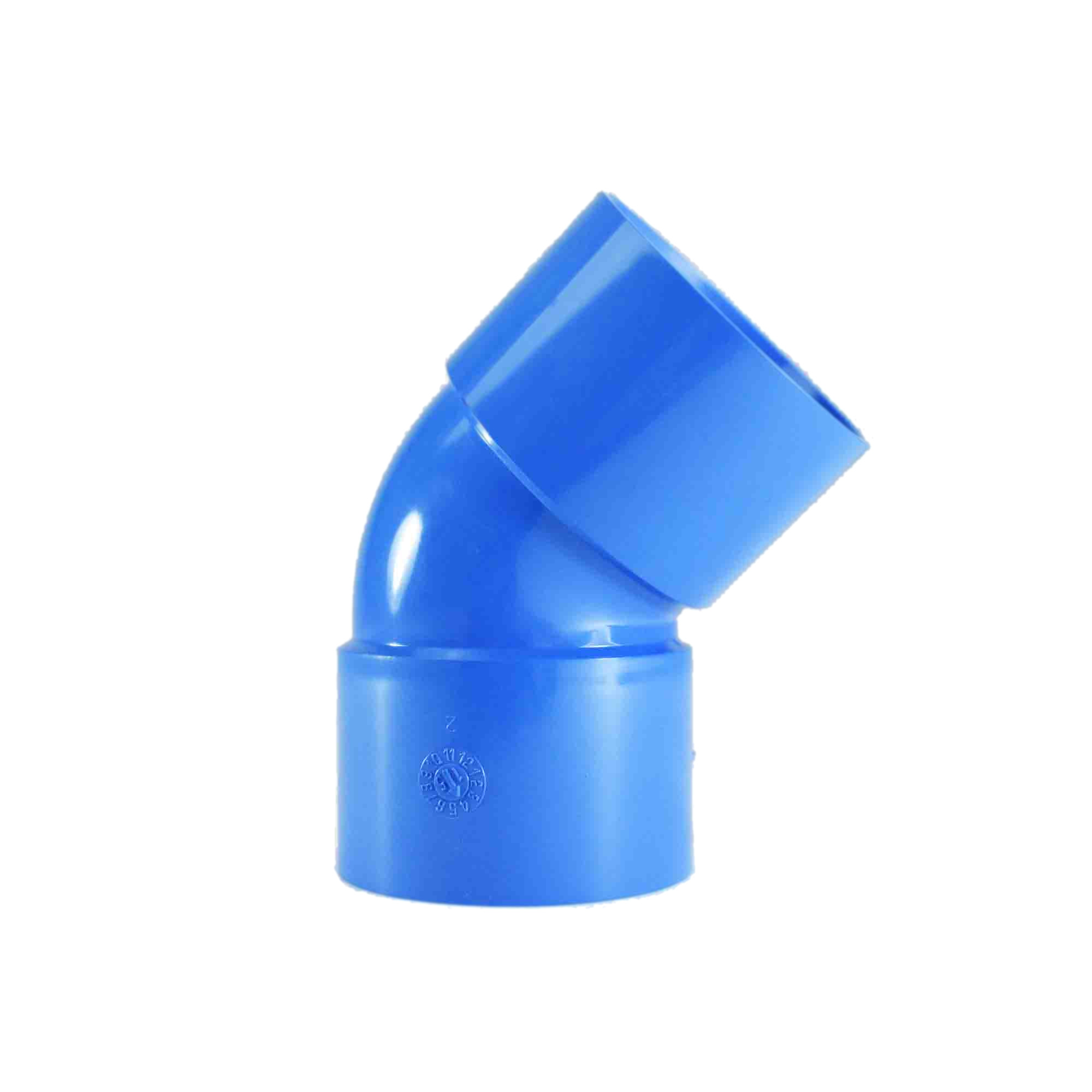 45° PVC sweep ell | PVC tubes and fittings | Installation material ...