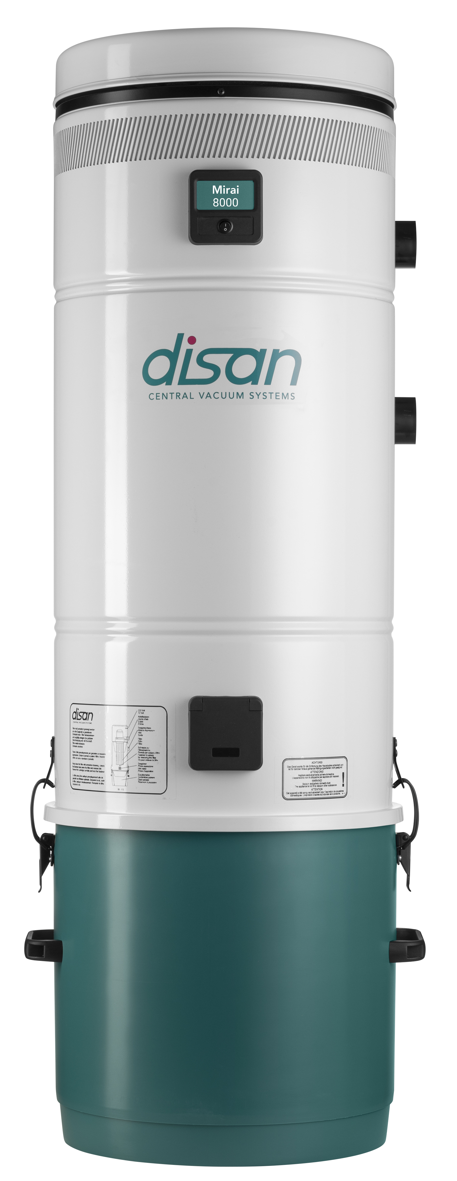 Central vacuum cleaner Mirai 8000 | Central vacuum system for homes ...